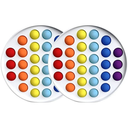 2 Packs Colorful Push Pop Bubble Sensory Fidget Toys, Autism Special ...