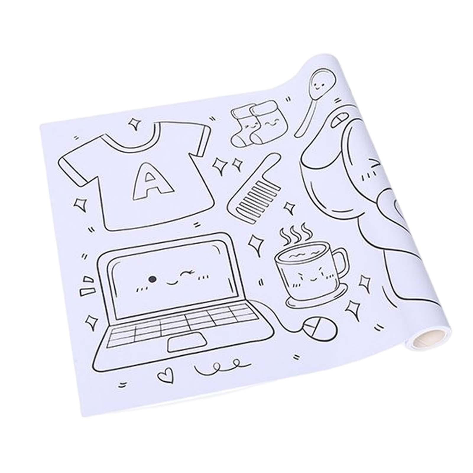 Click here for Klkcms Sticky Drawing Paper Roll For Toddler 30x30... prices