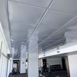 Smooth Economy Revealed Edge Lay-in Ceiling Tile 12 in x 12 in Sample ...