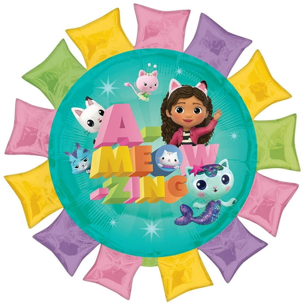 27 Inch Gabbys Dollhouse Foil Mylar Balloon Party Supplies
