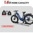 Young Electric Hitch Receiver Bike Rack, 100 lbs Capacity, Aluminum and ...