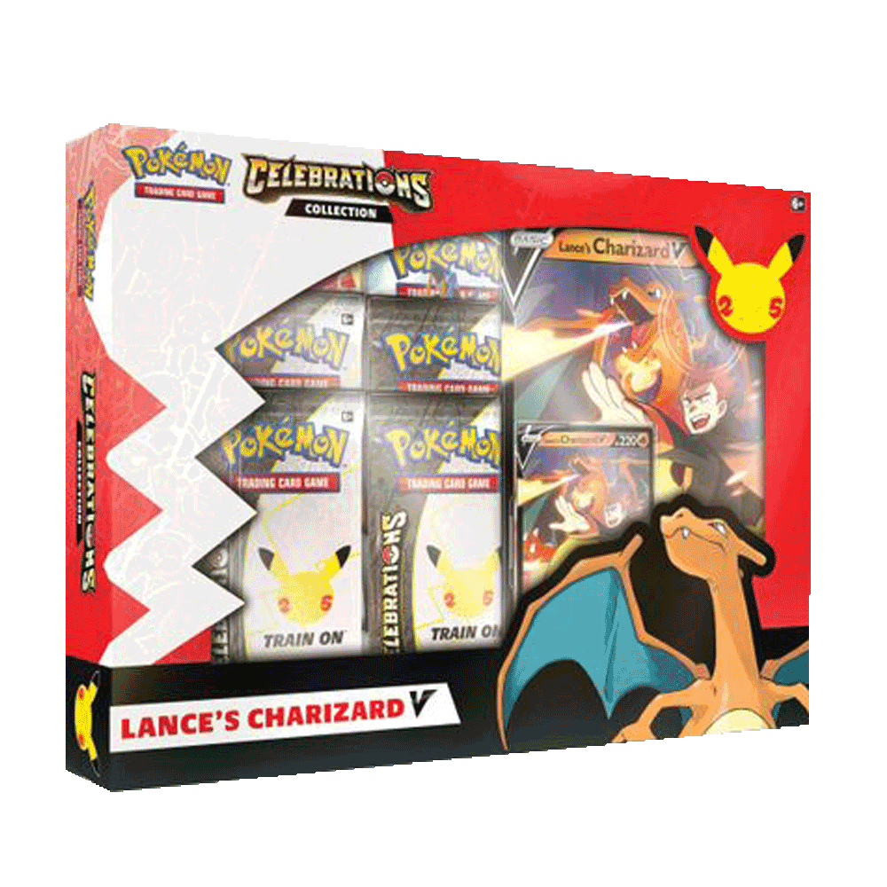 Pokemon Celebrations Lance's Charizard V Box - Walmart.com