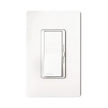 Lutron DVCL-153P-WH-3 White Diva CFL, LED, Halogen, And Incandescent ...