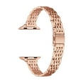 Posh Tech Rainey Skinny Rose Gold Stainless Steel Band Compatible for ...