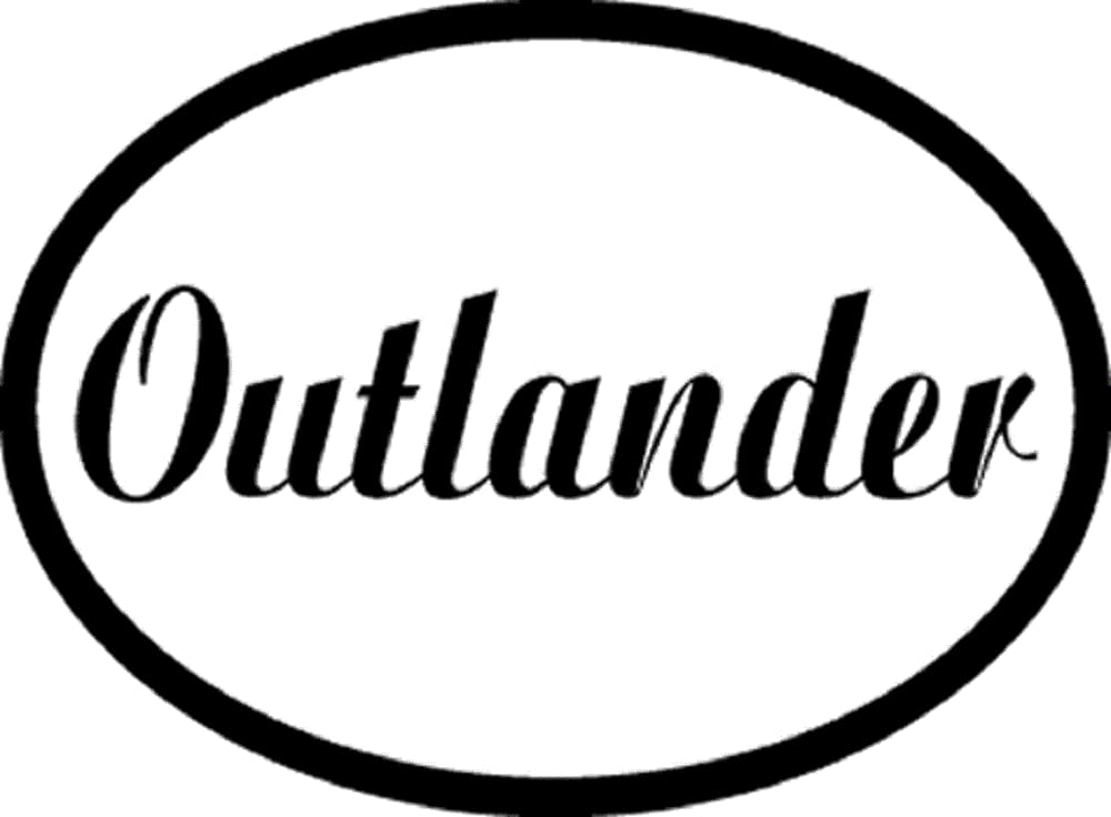 OUTLANDER Sticker - Orignal Artwork Vinyl - Reflective British Oval ...