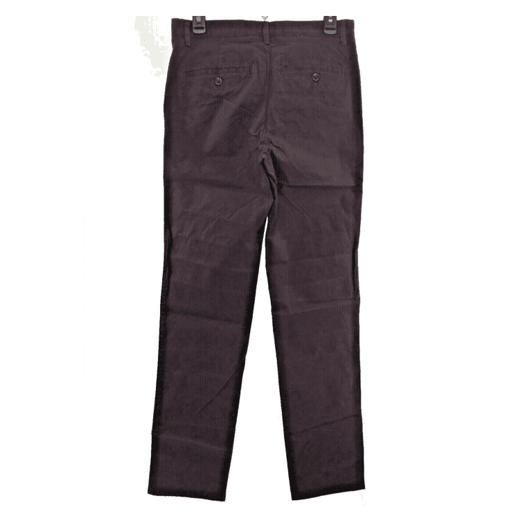 Calvin Klein Men s Refined Stretch Chino Slim Fit Pant Dark Wine 29x32