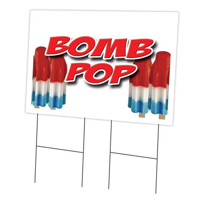 SignMission C-2436 Bomb Pop 24 x 36 in. Yard Sign & Stake - Bomb Pop ...