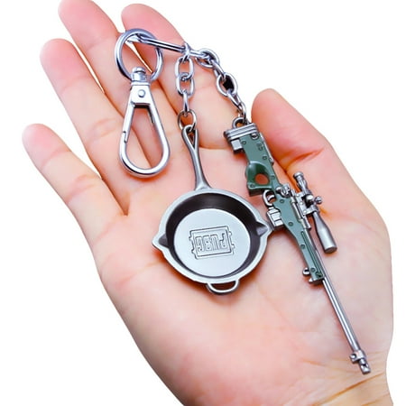 Game Playerunknown's Battlegrounds 3D Keychain Pans 98k Helmet Weapon ...