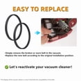 2Pcs Belt 231-3M-6 For Shark Rotator Nv500 Uv500 Series Lift-Away ...