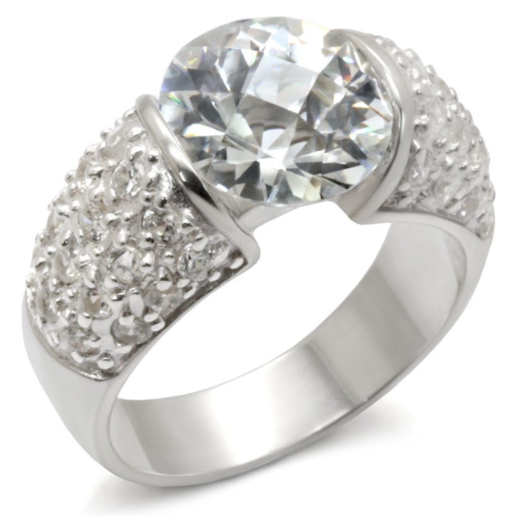 Click here for Zawadee High-Polished 925 Sterling Silver Ring Wit... prices