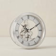 JWQFBC Round Clock Insert Mechanical Gears Clock Face Insert Metal-Look ...