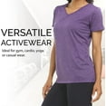 Women's 5 Pack V Neck Active T-Shirts, Large - Essential Elements ...