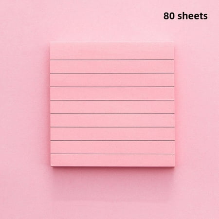 Bloc-notes à grille horizontale vierge Notes autocollantes ...