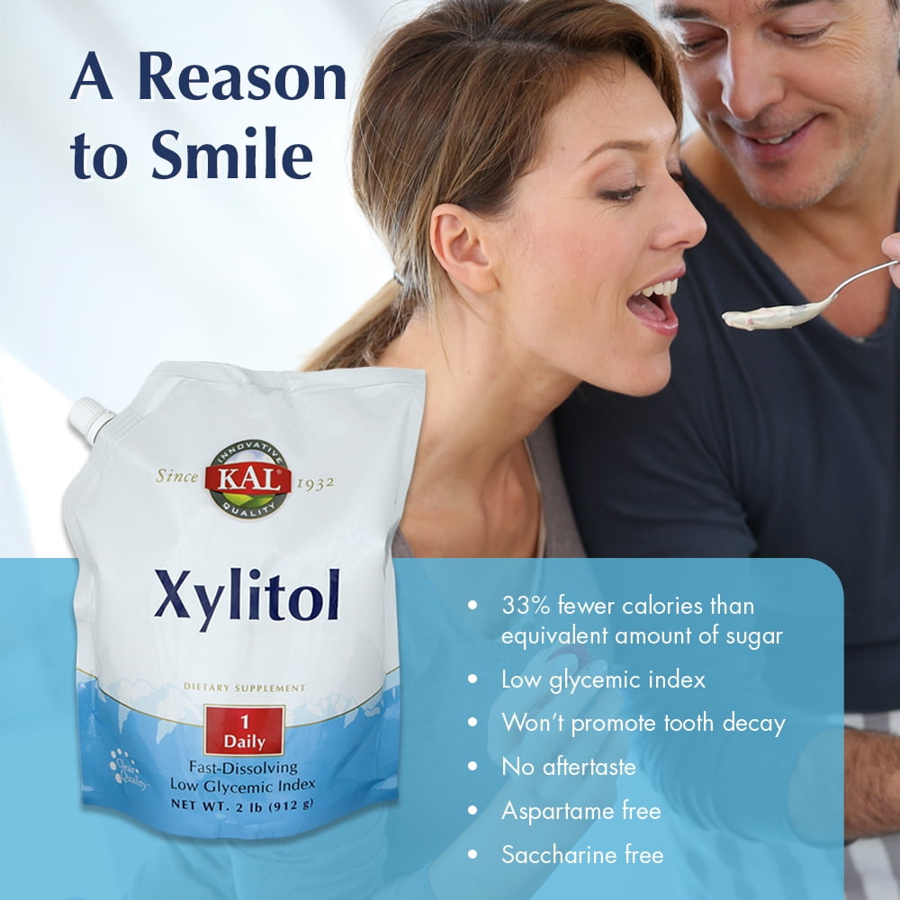 Buy KAL Xylitol | Fast Dissolving Powder | Low Glycemic Sweetness | Fewer Calories Than Sugar ...