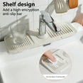 Yesbay Drain Pad Waterproof Cuttable Aperture Anti-slip Strip Splash ...