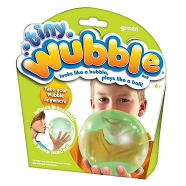 Wubble Mini Bubble Ball for Kids, Small Children's Blue Tiny Wubble ...
