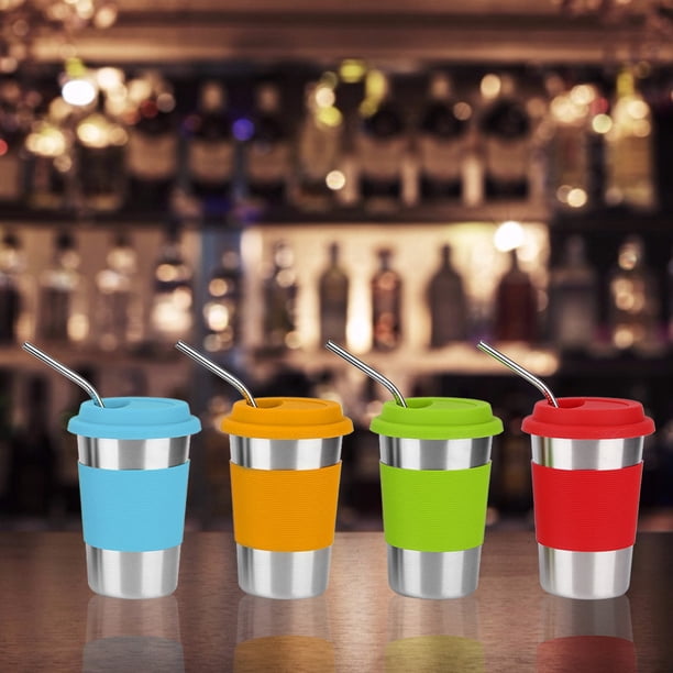 Water Cup,500ml Stainless Steel Portable Milk Tea Cup Stainless Steel ...
