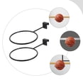 BESTYASH 2Pcs Household Basketball Holder Wall Mount Balls Display Rack ...