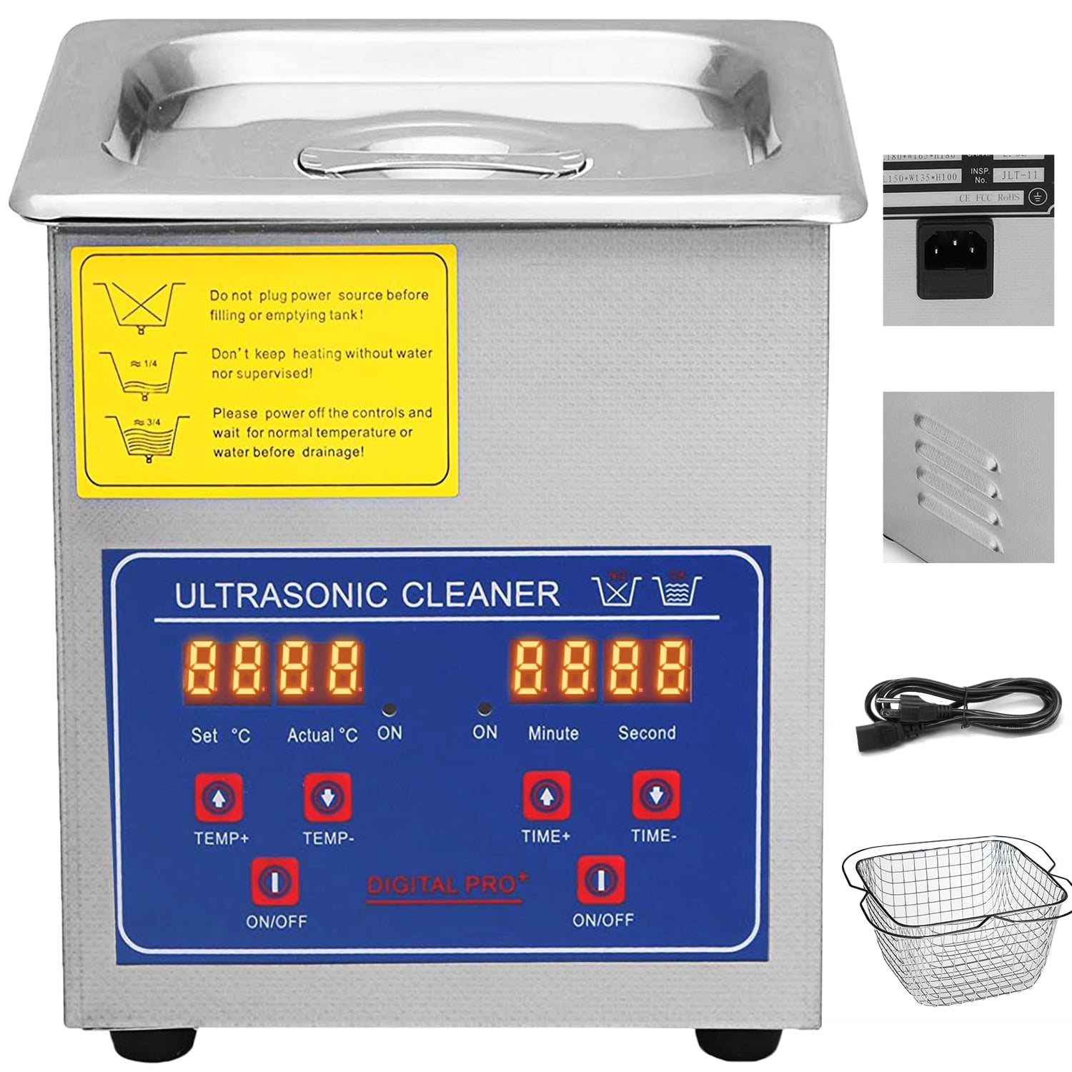 BENTISM 1.8-2L Industry Ultrasonic Cleaner Commercial 60W Ultrasonic ...