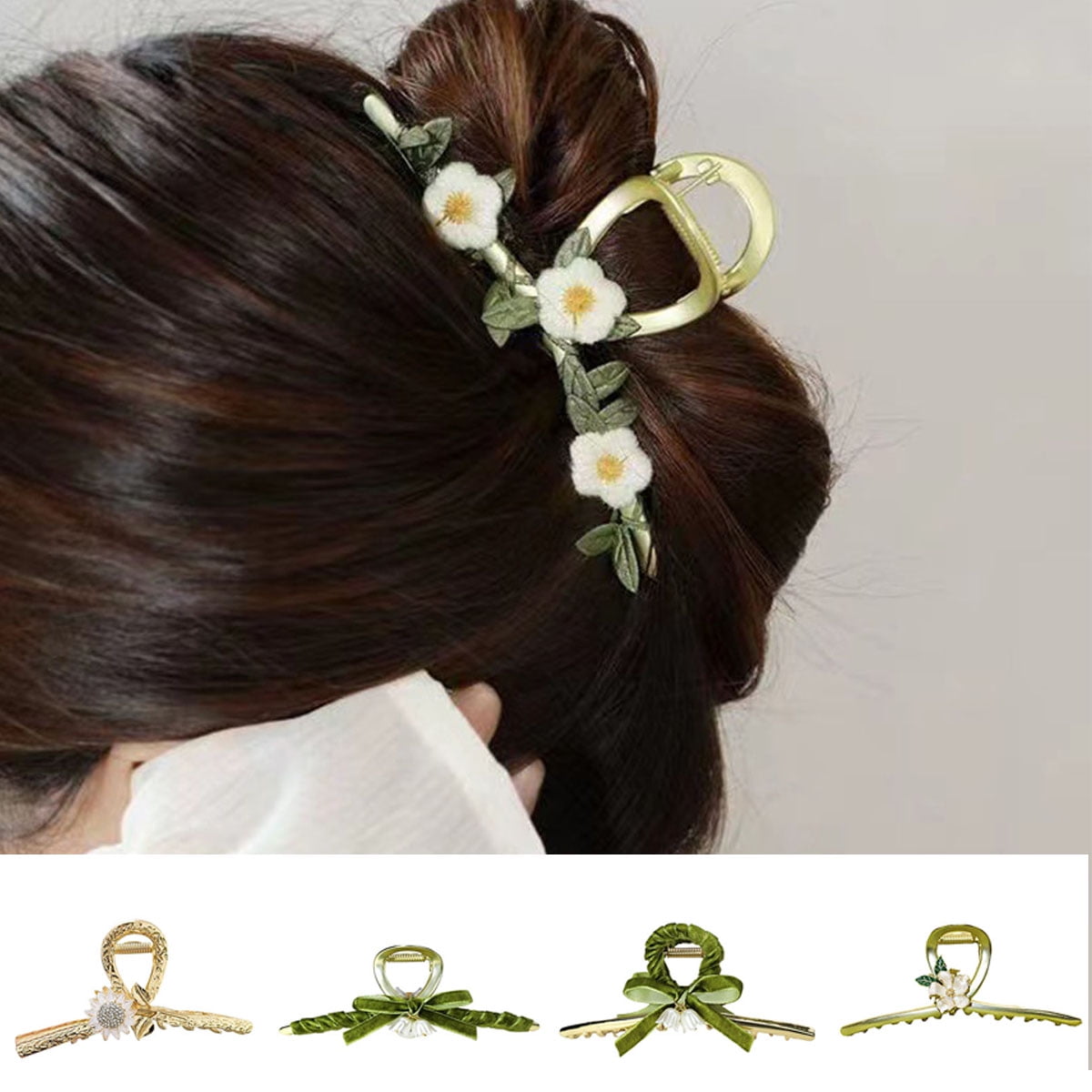 Travelwant 5Packs Large Metal Hair Claw Clips - Nonslip Big Nonslip ...