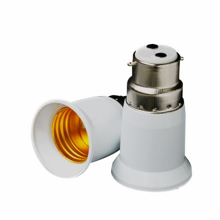 SICED B22 to E27 Adapter Socket for LED Light Bulb, AC 230V, Conversion ...