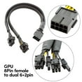 Graphics Card Power Supply 8pin Female To 8pin Male 6+2pin Expansion ...