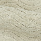 Mainstays Tufted Waves 2 Piece Bath Rug Set, Papyrus Beige, 17" x 24 ...
