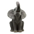 Ebros Home Figurines: Ruby The Elephant Sitting Pretty Large Statue, 17 ...