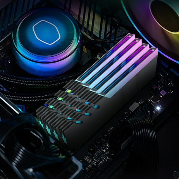 Disipador de calor DDR4 DDR5 Ram Cooler Radiador 5V 3PIN ARGB para ...