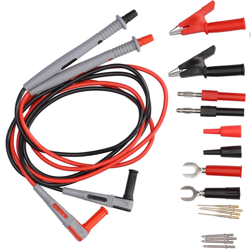 Kit De Cables De Prueba De Multímetro 48 Piezas Juego De Sondas De Prueba Eléctricas Digitales ...