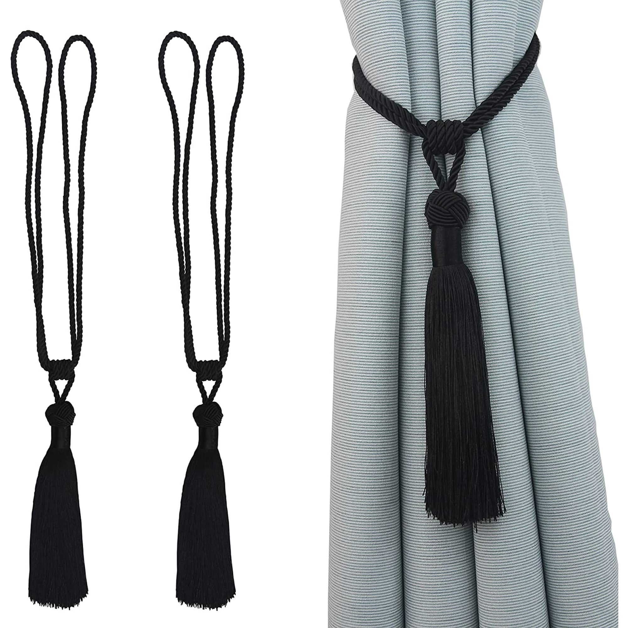 Click here for Nieqiuyun 2 Pack Handmade Curtain Tiebacks Rope Ta... prices