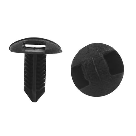 100Pcs Plastic Fir Tree Trim Hood Boot Clips Rivet Fastener Retainer 6 ...