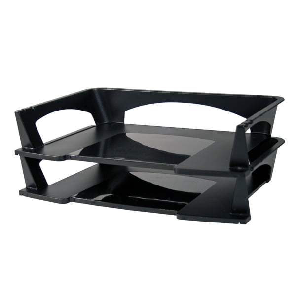 Brenton Studio Stacking Desk Trays, 3in.H x 14 3/4in.W x 9 1/4in.D ...