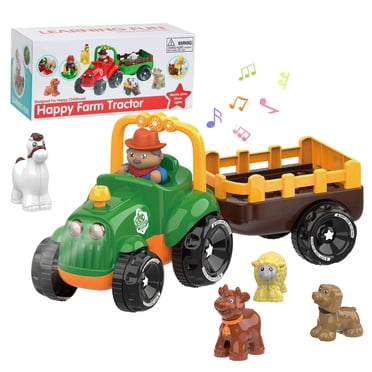 Kidoozie Funtime Tractor Set – Educational Farm Playset for Kids 12 ...