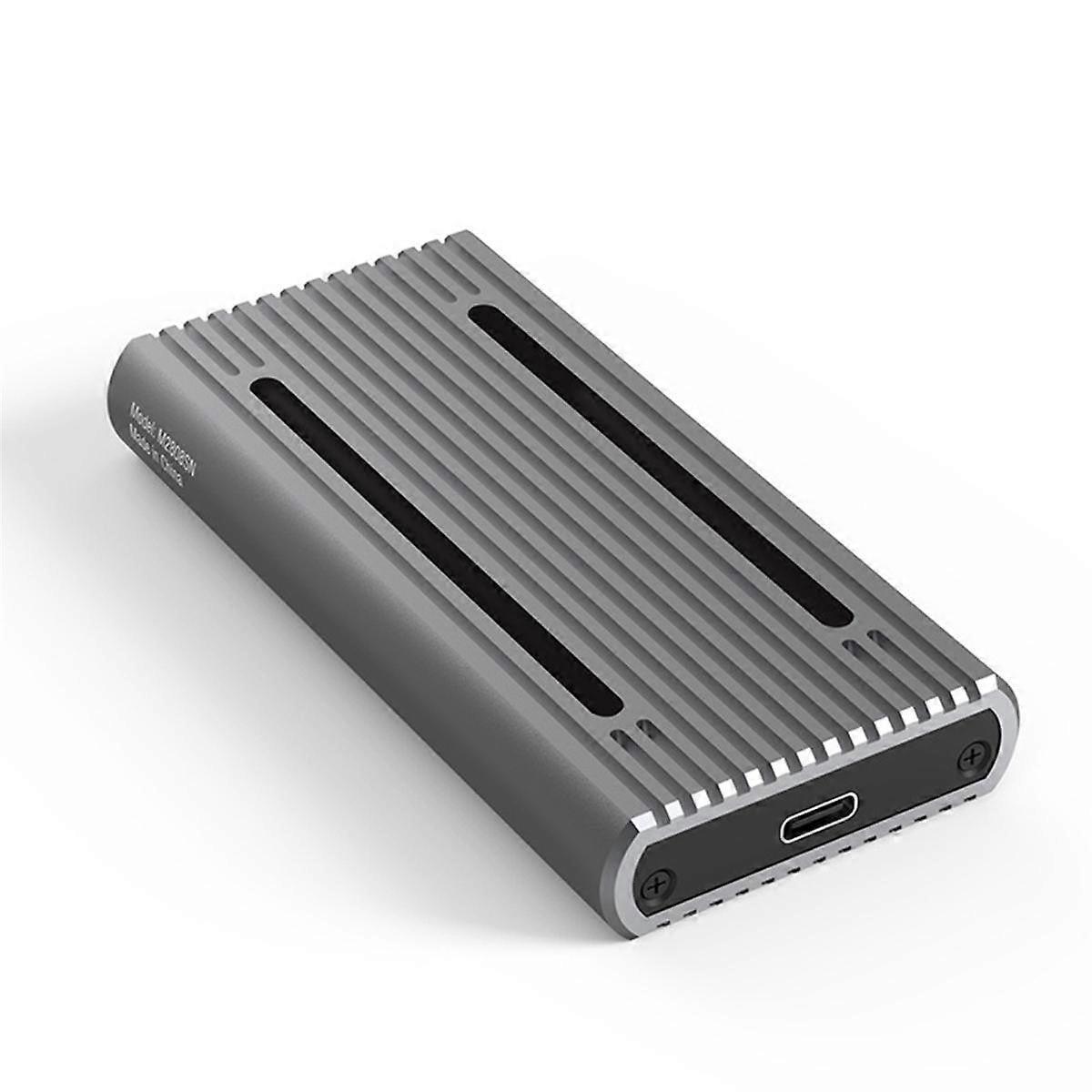 RGB Dual Protocol M.2 Hard Drive Enclosure Nvme/Ngff Universal Gen2 ...