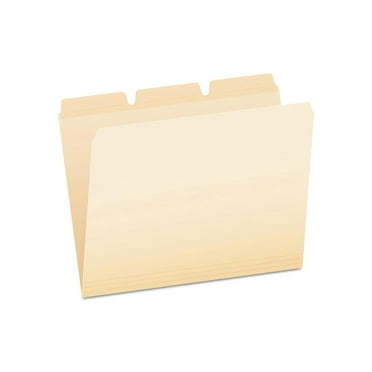 Pendaflex 40523 1/3 Cut Tab Letter Size Glow File Folders - Assorted ...