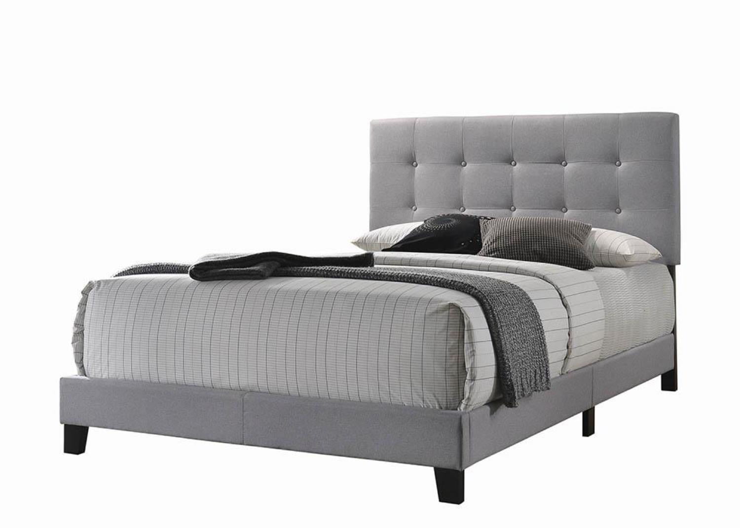 Coaster Mapes Transitional Light Grey Full Bed 305748F - Walmart.com