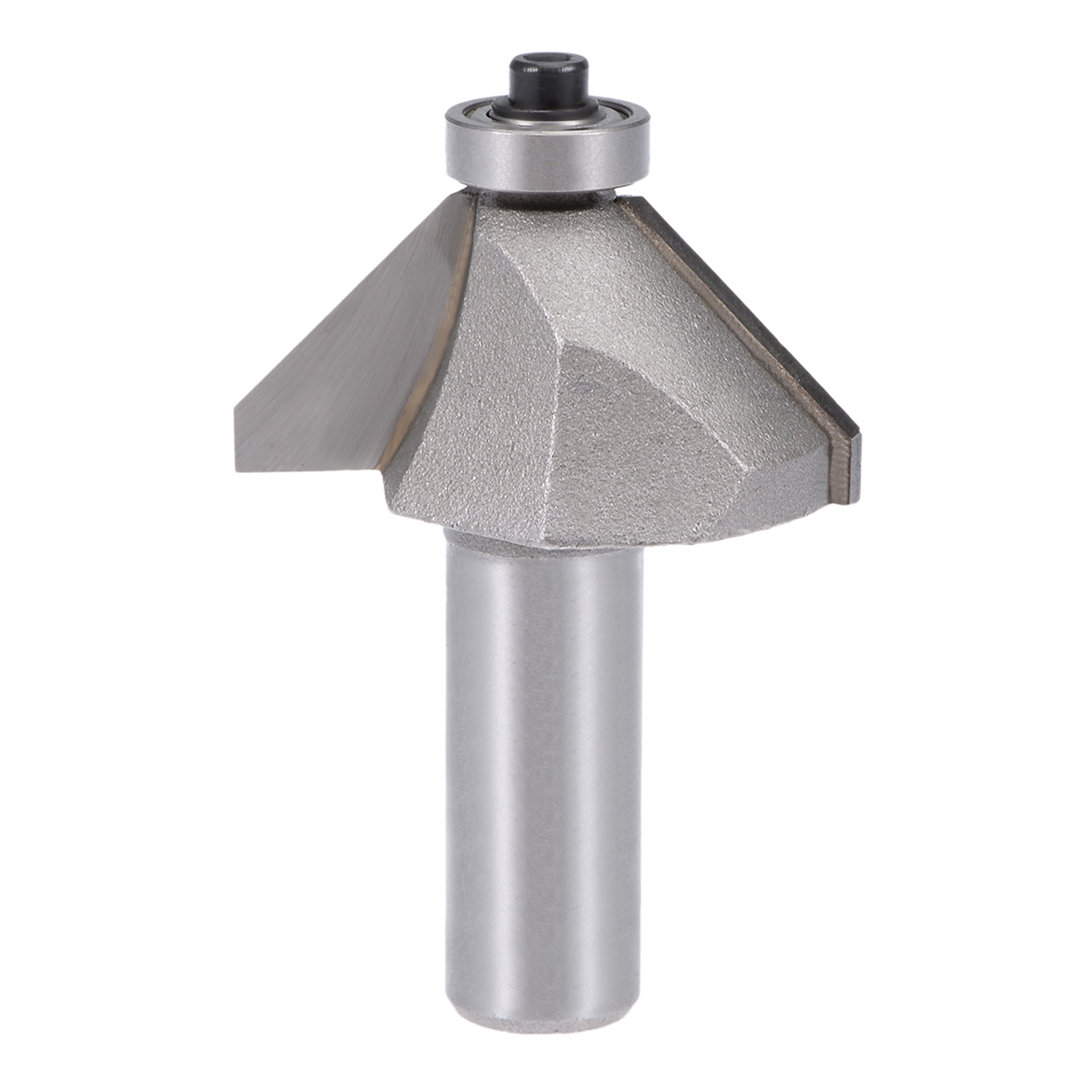 1/2'' Shank 3/4'' Cutting Length Ball Bearing 45 Degree Chamfer Router ...
