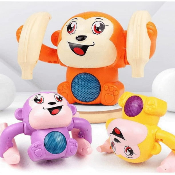 Generic Baby Musical Toys Talking Rolling 360 Monkey Toys 2023 New Electric Monkey Toy Electric Rolling Monkey Other