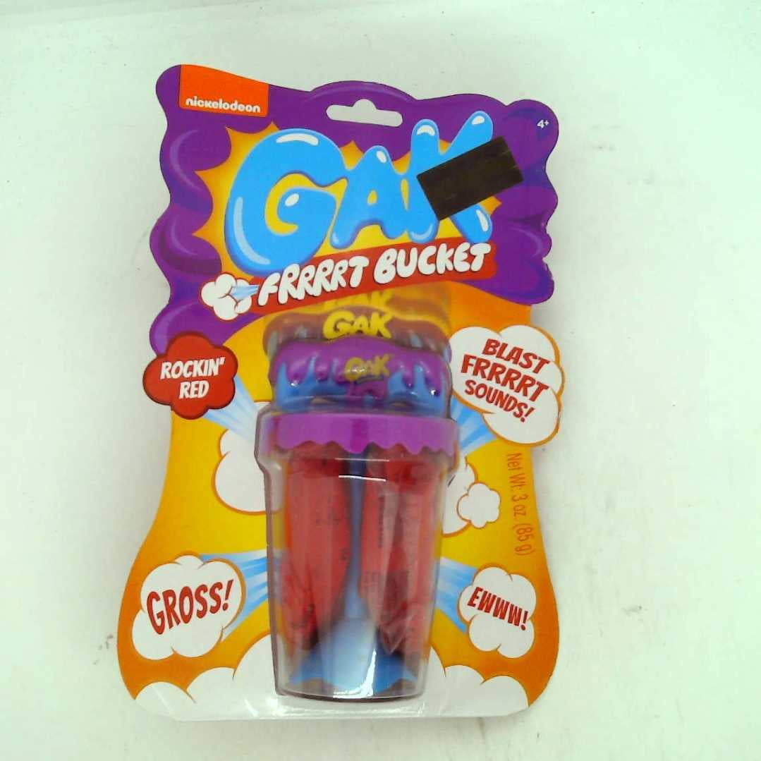 Nickelodeon Gak Frrrrt Bucket (Rockin red) - Walmart.com