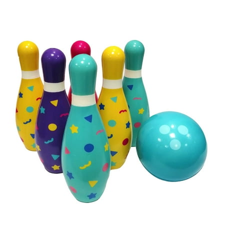 1 Set of Kid Bowling Toy Set Bowling Bowling Balls Funny Indoor Sports ...