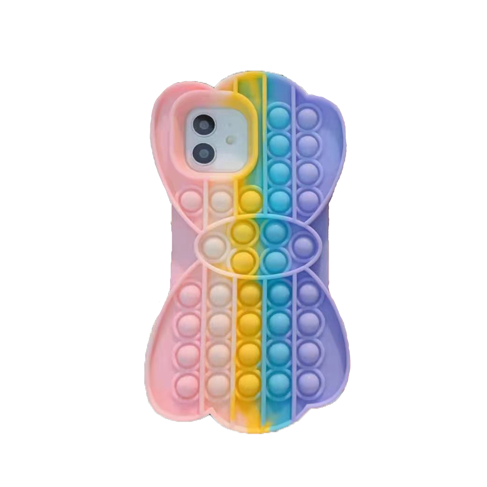 Puloru Silicone Phone Protective Cover, Bowknot Shape Phone Case for ...