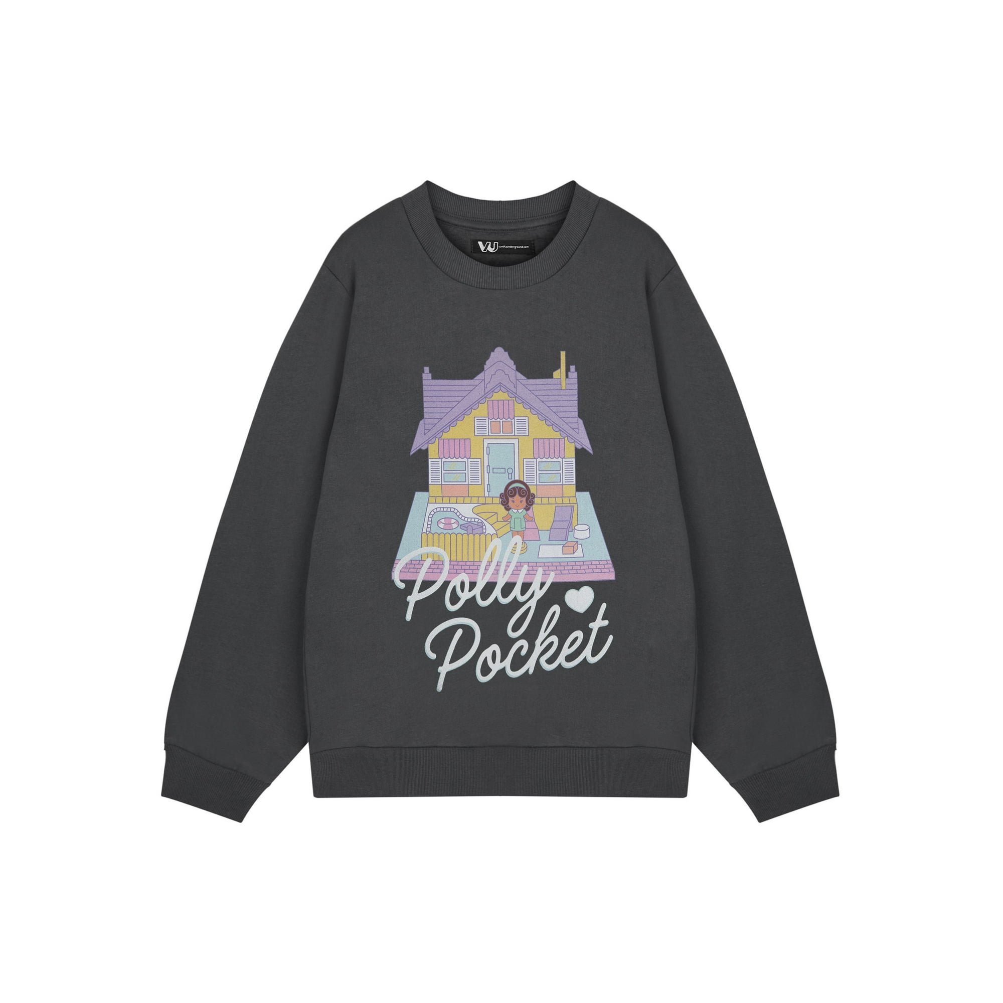 Click here for Polly Pocket Womens Grey Doll House Sweatshirt (La... prices