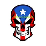 Puerto Rico Flag Sticker (Pack of 2) Vinyl Decal, Hibiscus Flower, "Amapola" - Walmart.com