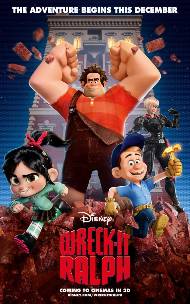 Wreck It Ralph Movie Poster Giclee Print Reprint 27Inx40In for any room ...