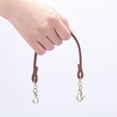 2 Colors PU Leather Bag Handle with Light Gold Iron Swivel Clasps Bag ...
