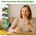 IDFINE Extra Large Weekly Pill Organizer 2 Times a Day Rainbow Color ...
