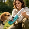 550ml Foldable Dog Water Bottle With 150 Flip Top Bowl Twist Control ...