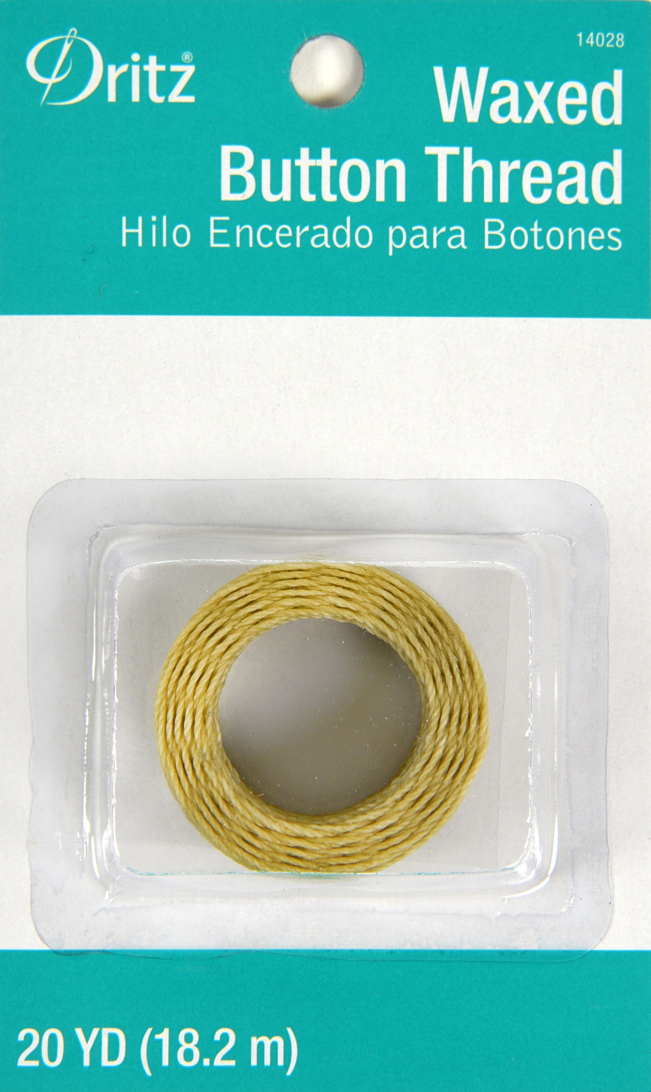 Dritz Waxed Button Thread, 20 Yd. - Walmart.com