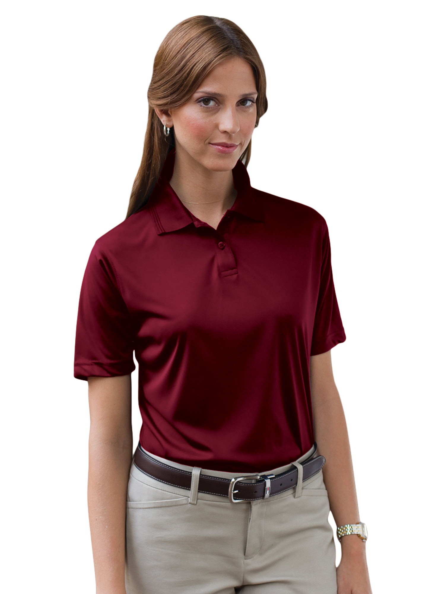 Jonathan Corey Women's Pique Polo Shirt - Walmart.com